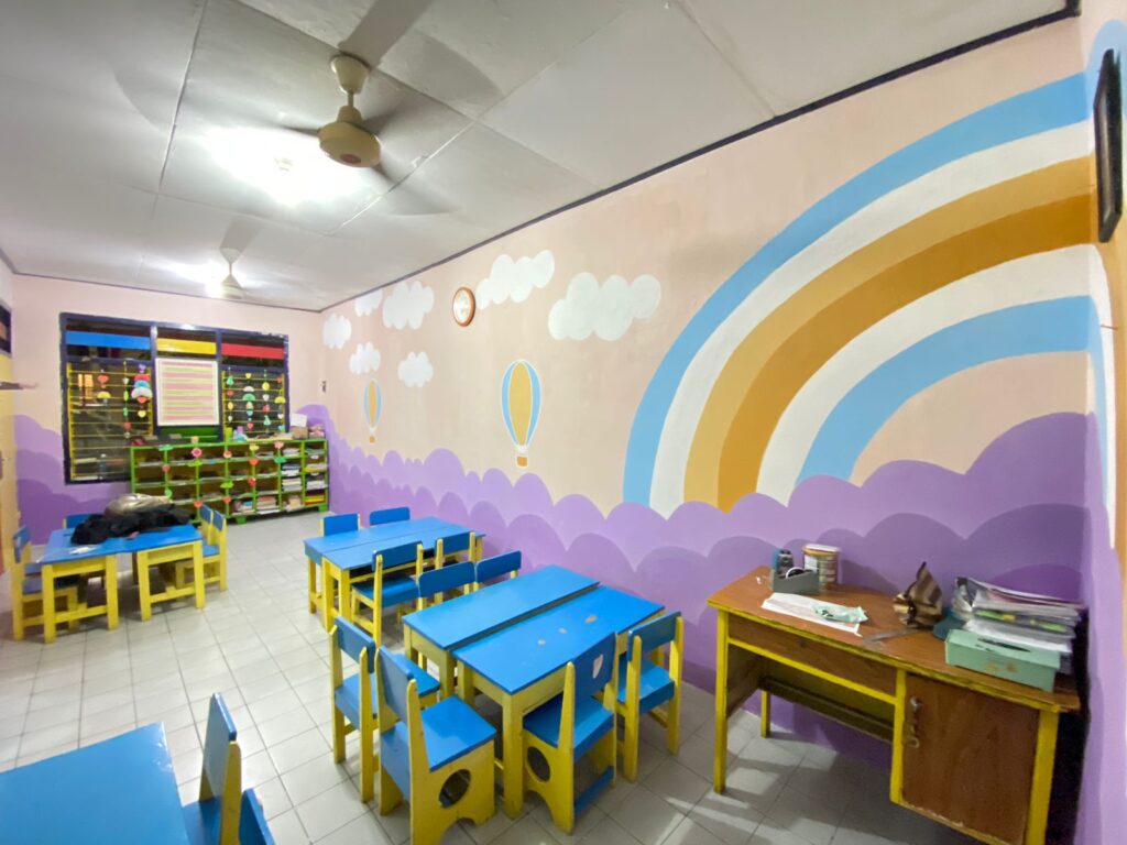 Pengabdian Masyarakat Redesain Interior Ruang Kelas TK Tunas Mandiri ...